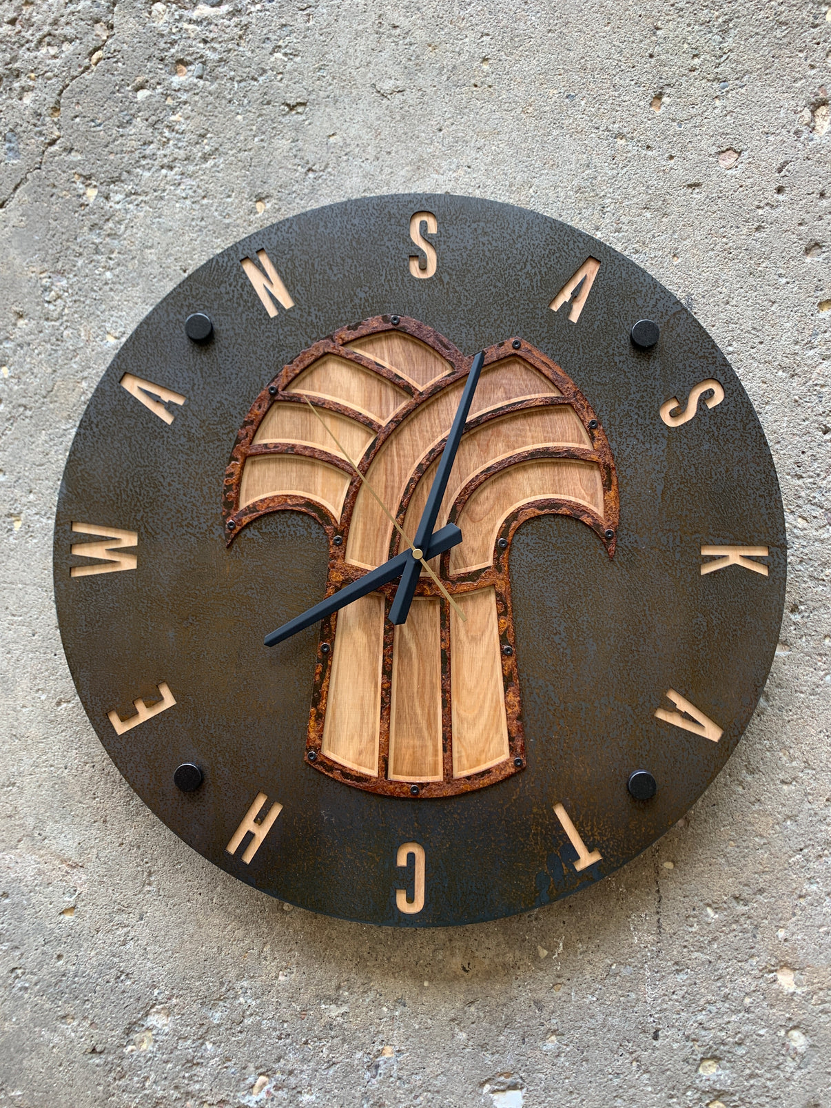 SASKATCHEWAN CLOCK – Flatland Metalworks
