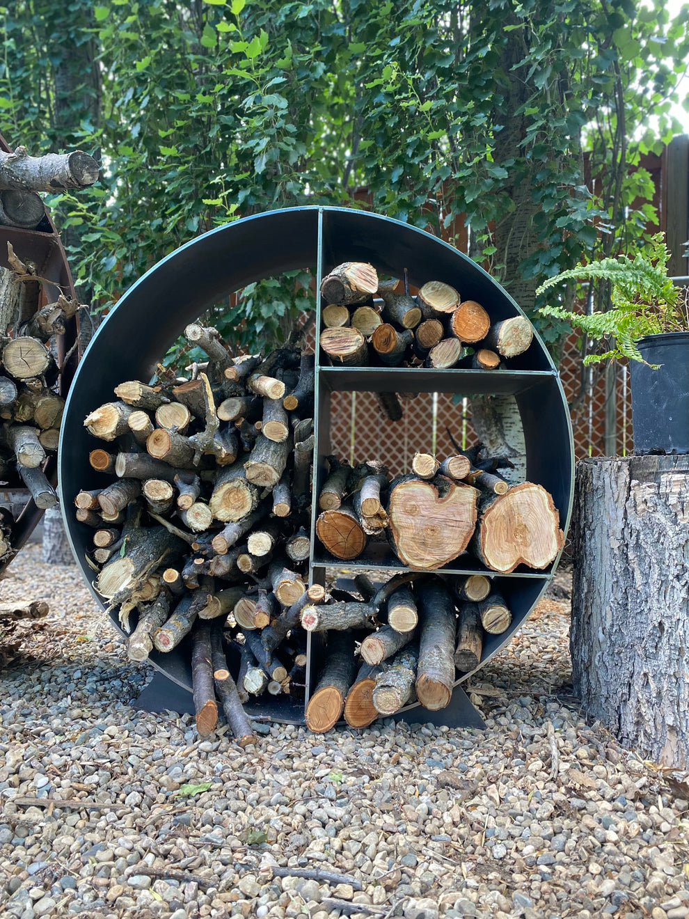 WOOD STORAGE RACK – Flatland Metalworks